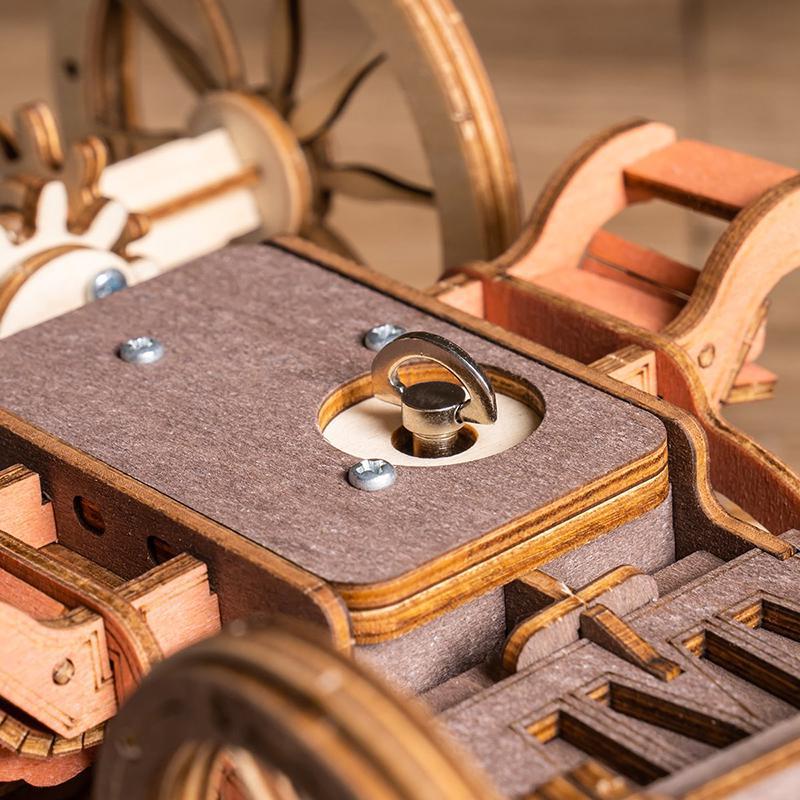 ROKR Stagecoach Mechanical Music Box 3D Wooden Puzzle – MoreFun