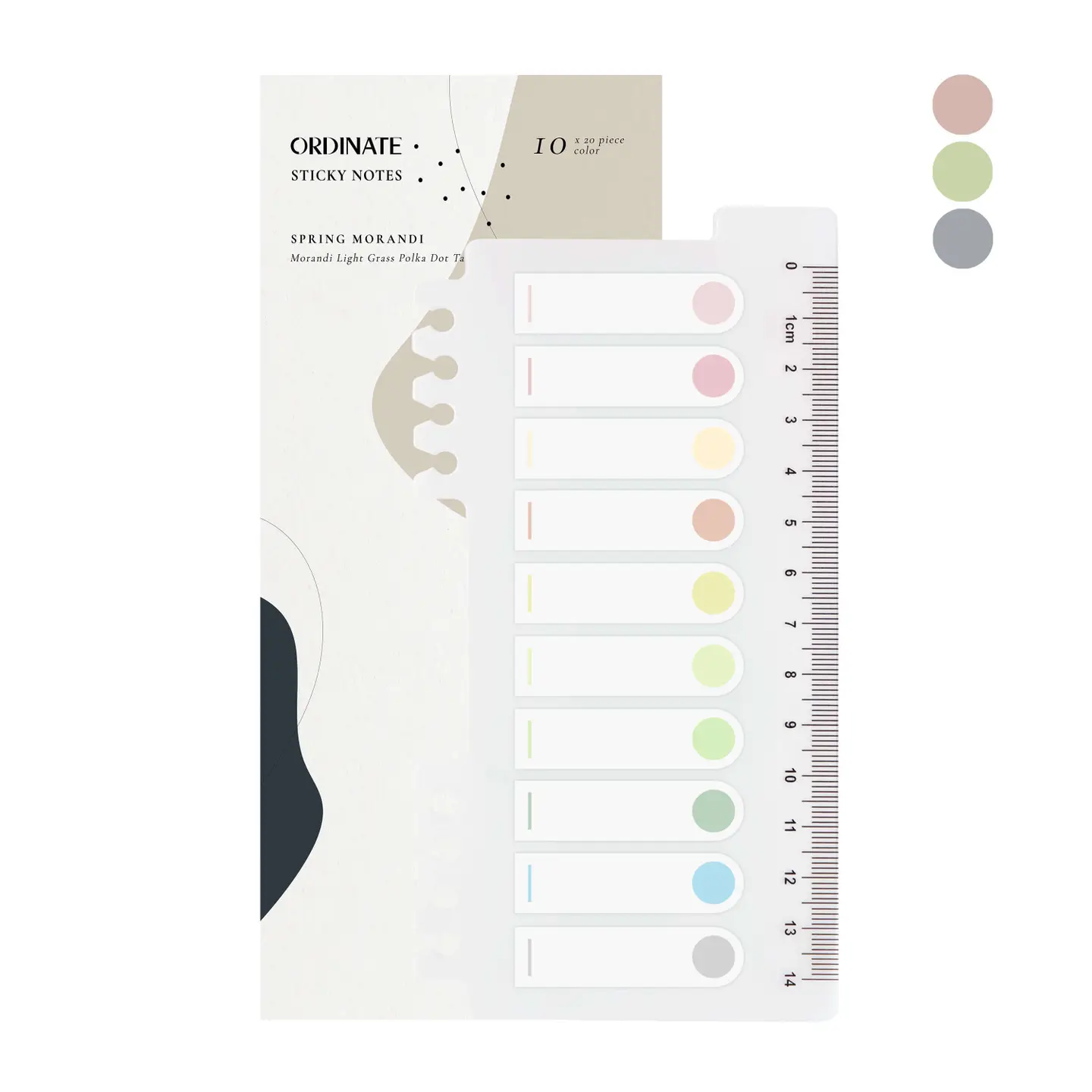 Writable sticky notes tabs |10 colors adhesive markers – MoreFun