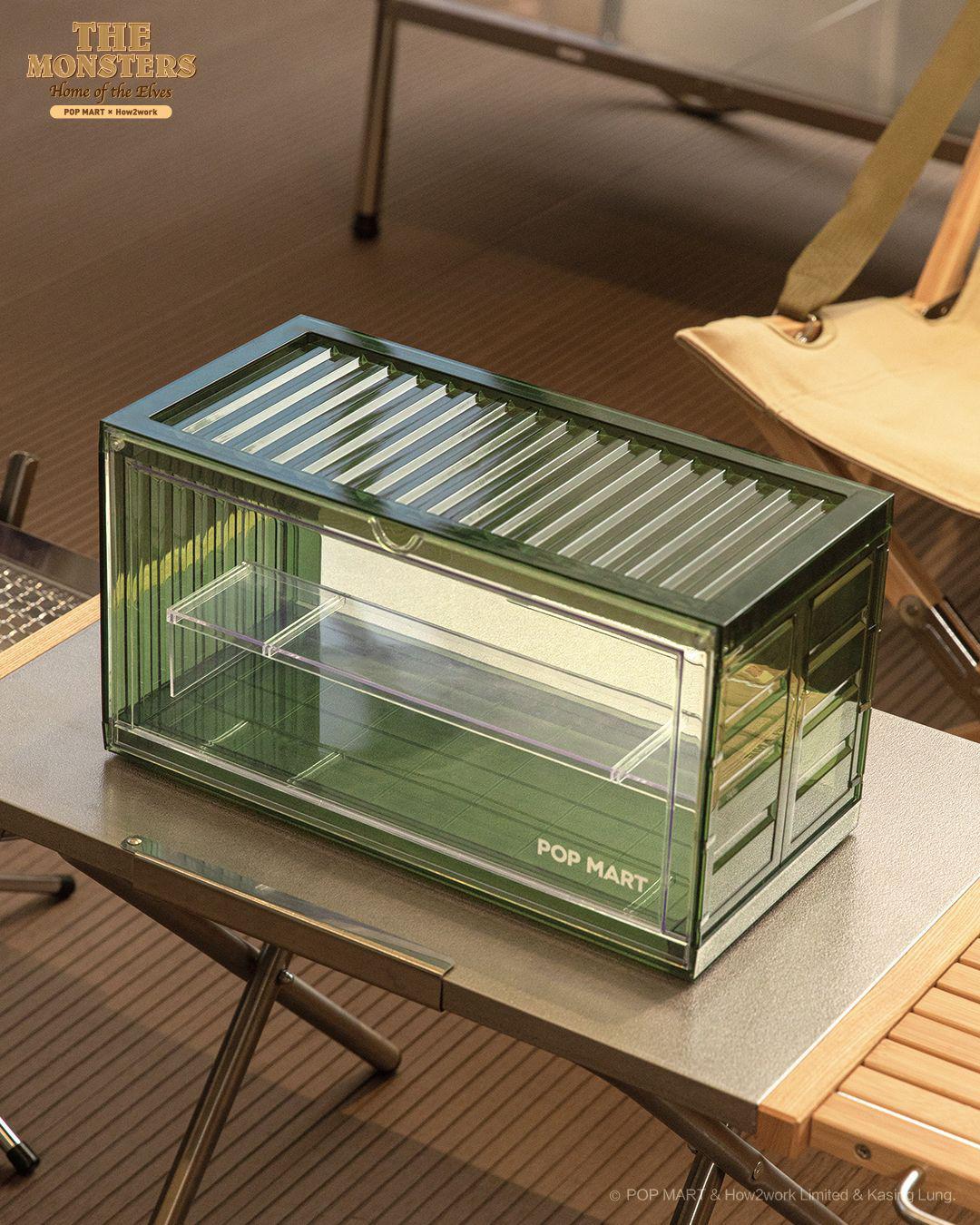 POP MART Assembled Display Container (Transparent Green) – MoreFun