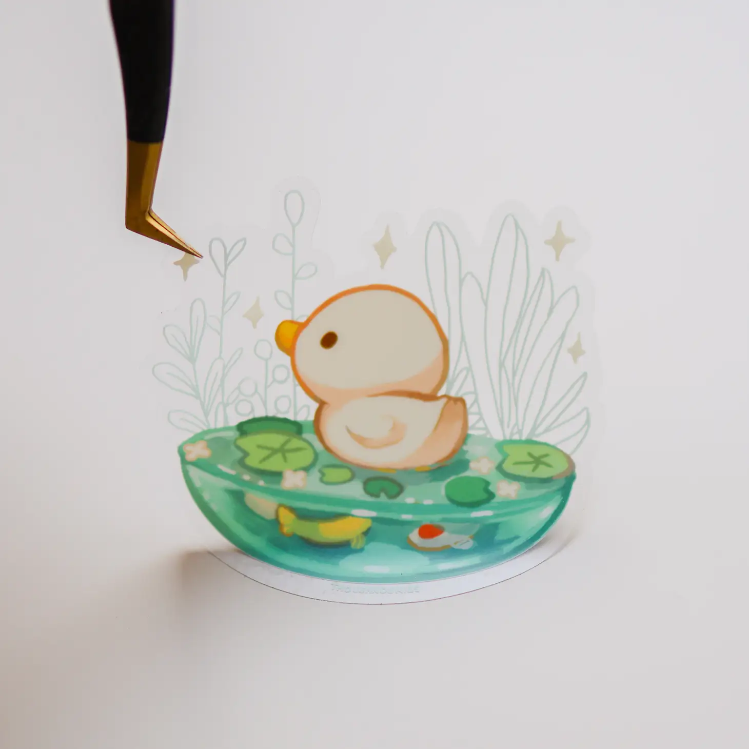 Vinyl Sticker (Transparent) Ponder Pond – MoreFun