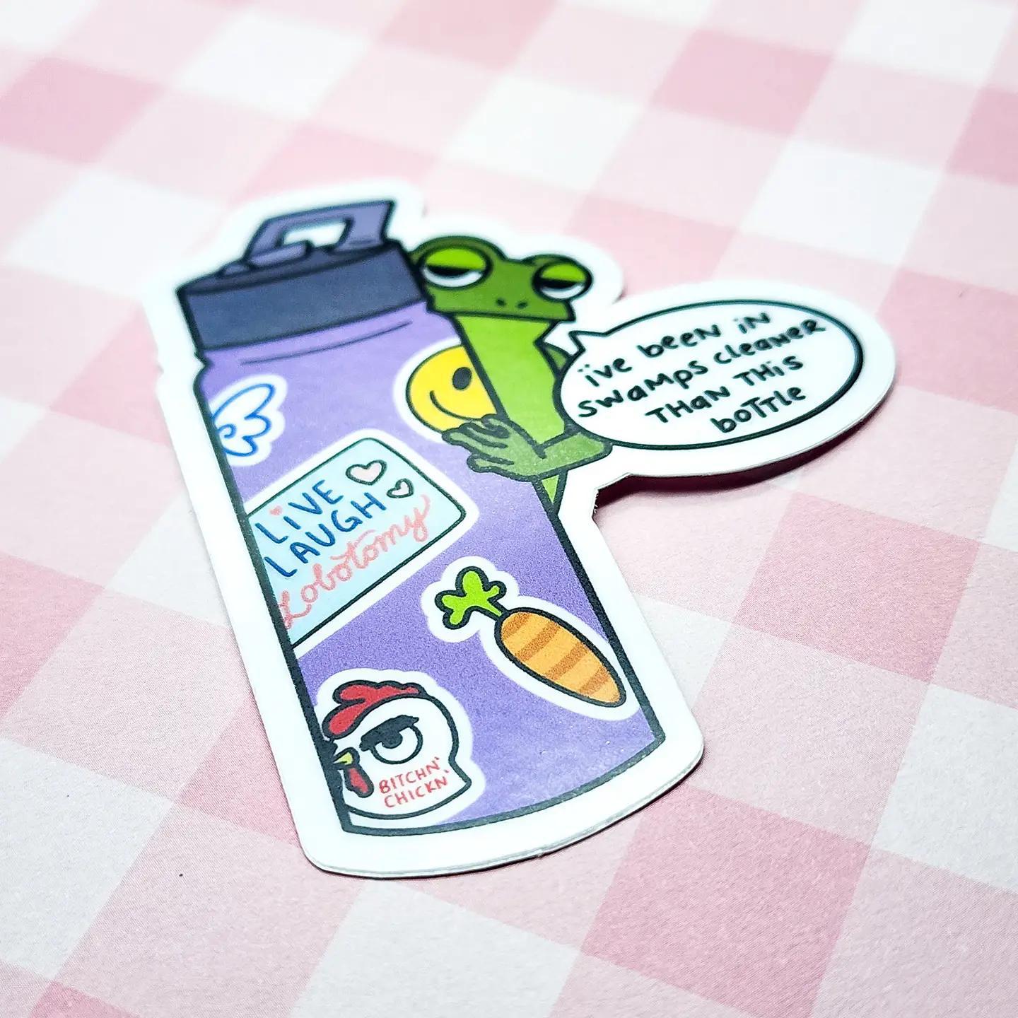 Crusty Bottle Vinyl Sticker – MoreFun
