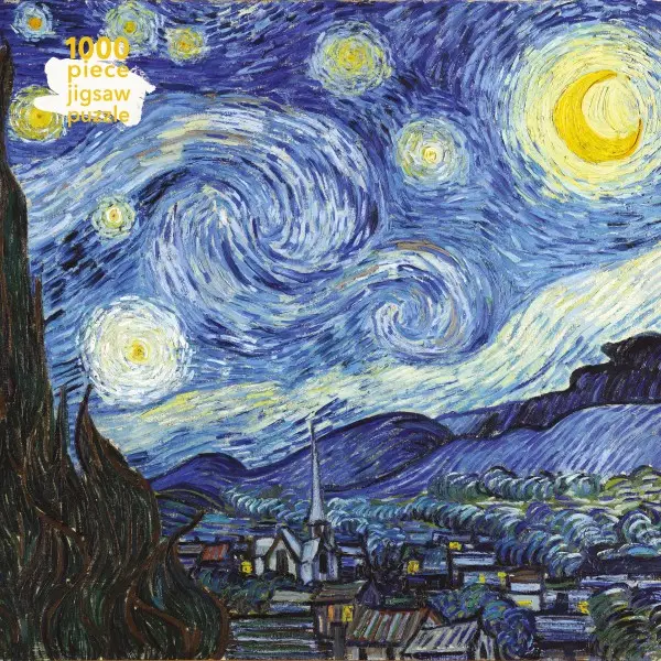 Vincent Van Gogh: Starry Night 1000 Piece Jigsaw Puzzle – MoreFun